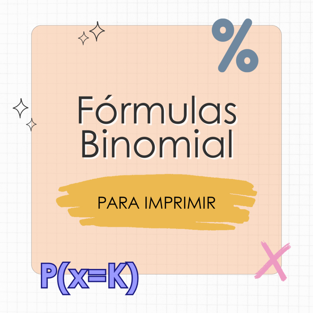 Matemáticas fórmulas estadística discreta binomial » Mundo Liceo