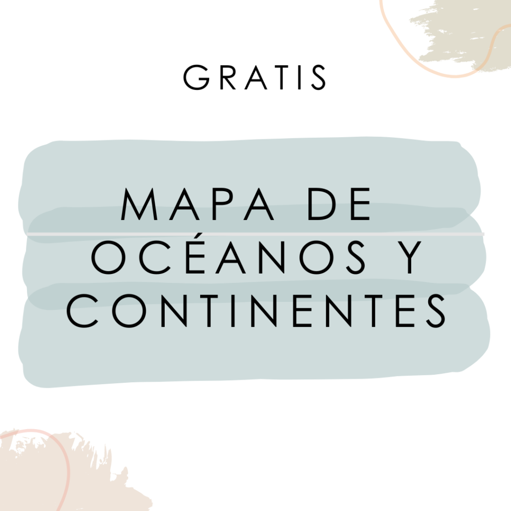 Mapa de océanos y continentes » Mundo Liceo